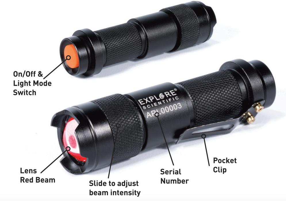 Explore Scientific ASTRO R-LITE Red Torch